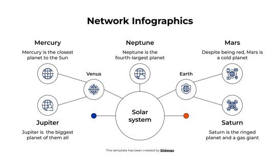 Network Infographics Template