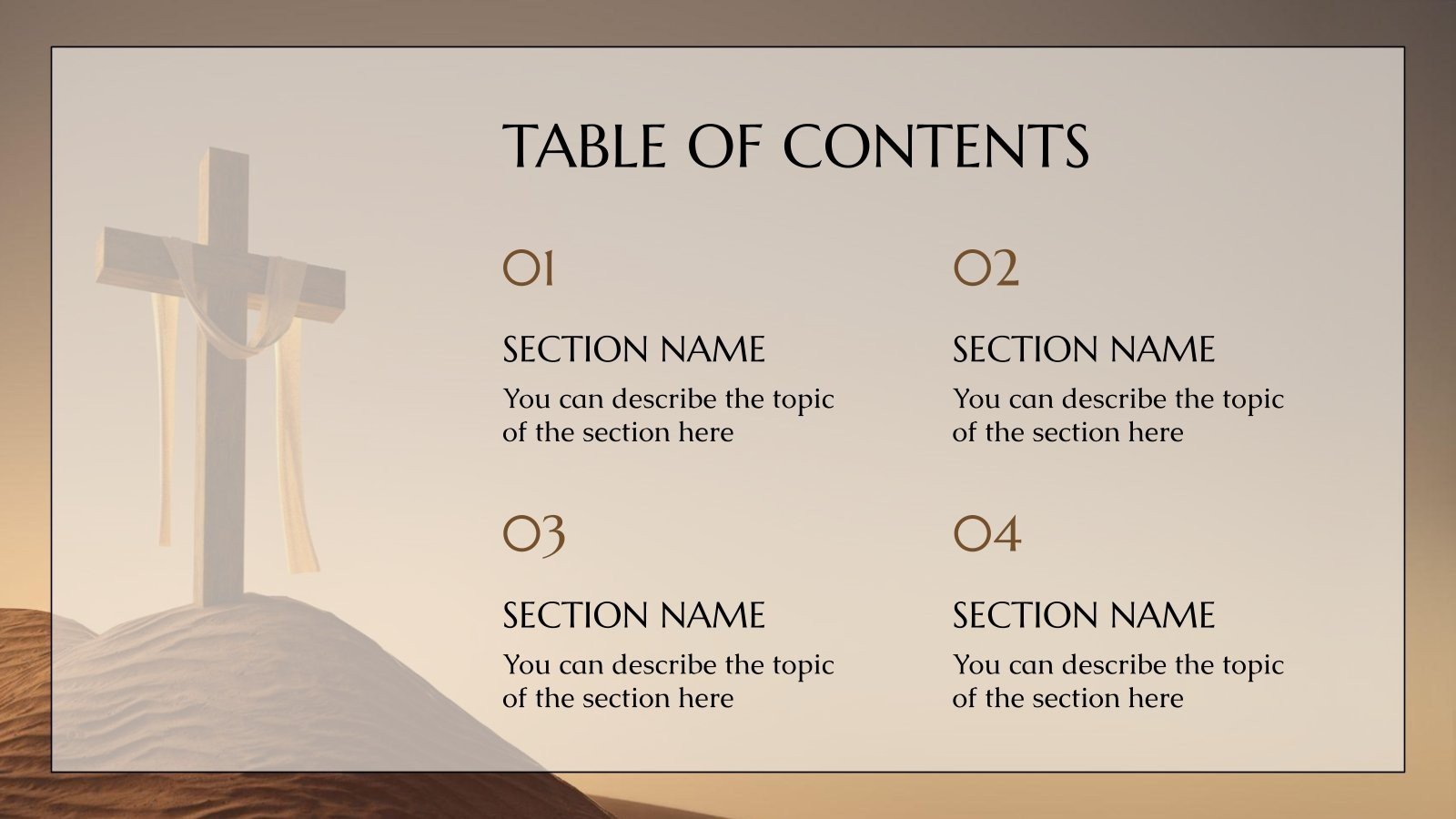 基督教十字架背景主题-通用PPT模版PPT模版免费下载| 懒人PPT