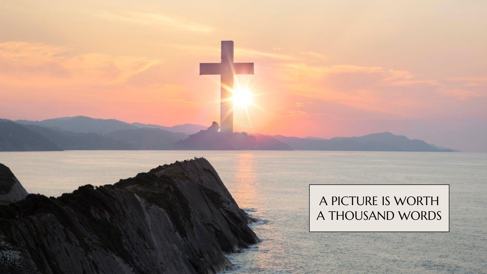 Christian Cross Background Theme Presentation