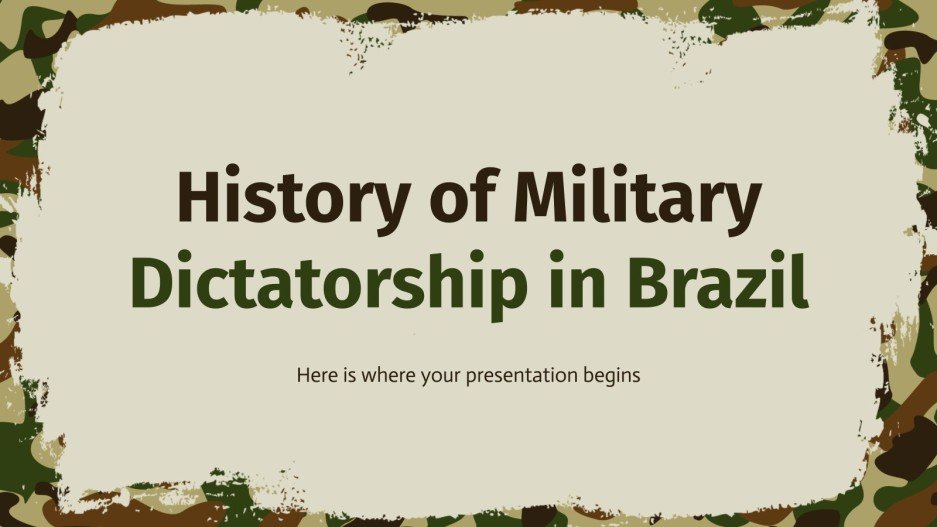 History of Military Dictatorship in Brazil Presentation