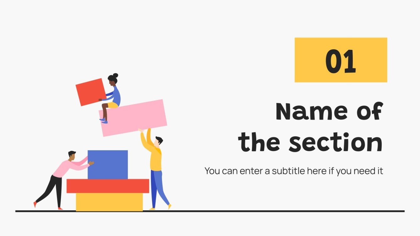 Building Blocks Theme for Elementary Presentation