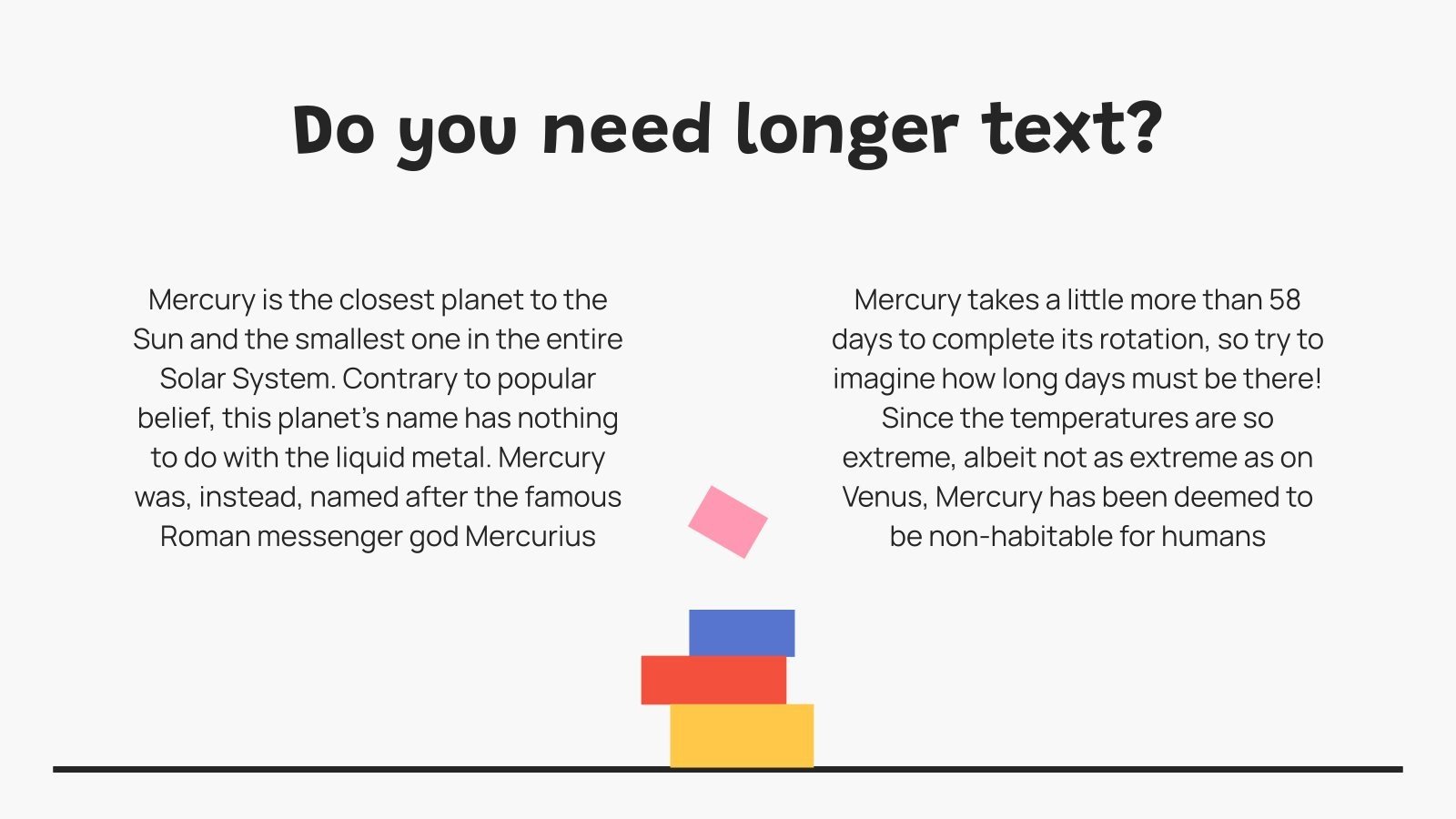 Building Blocks Theme for Elementary Presentation