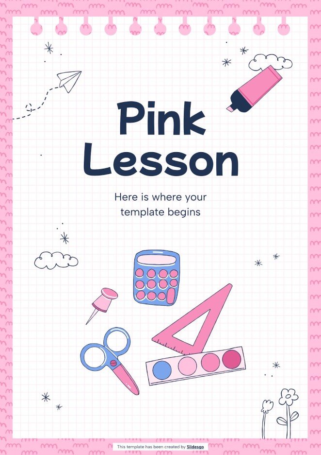 Pink Lesson Presentation