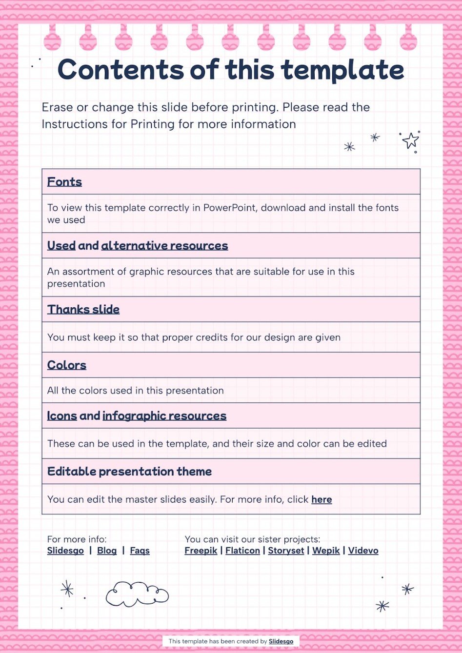 Pink Lesson Presentation