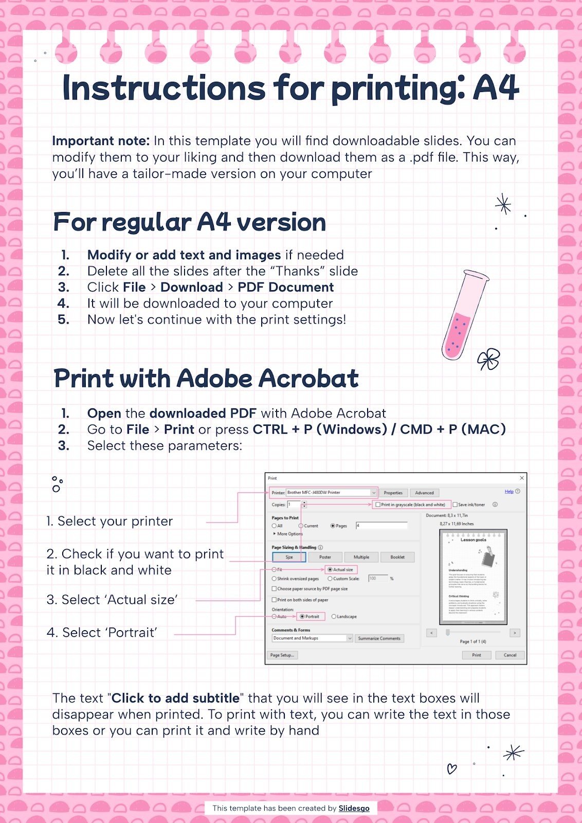 Pink Lesson Presentation