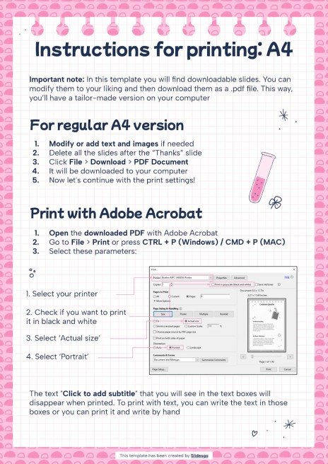 Pink Lesson Presentation