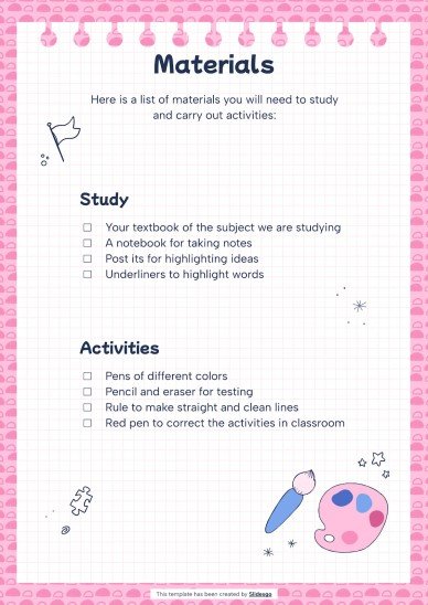 Pink Lesson Presentation