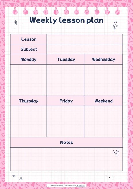 Pink Lesson Presentation