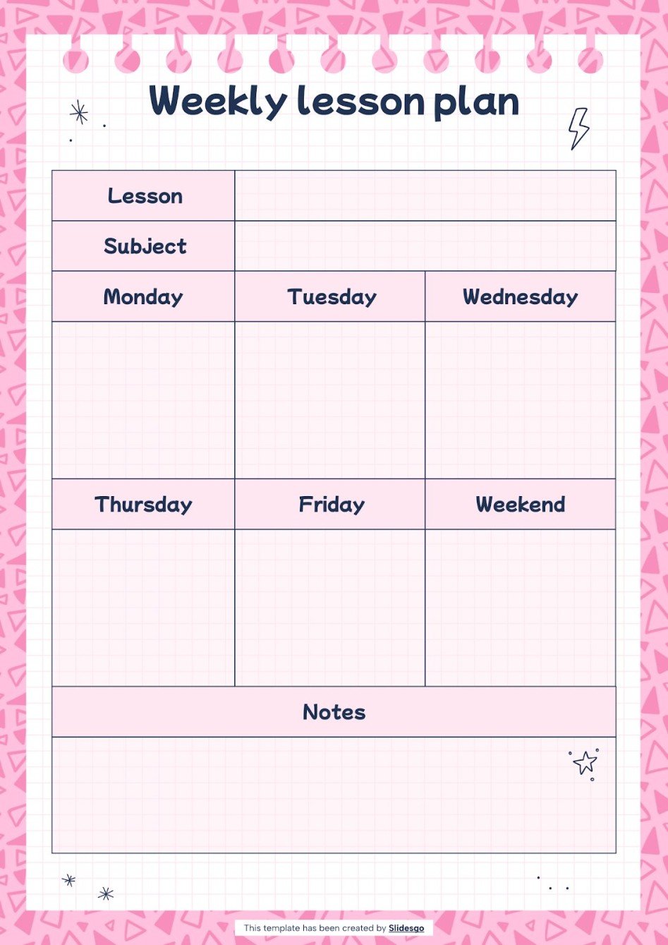 Pink Lesson Presentation