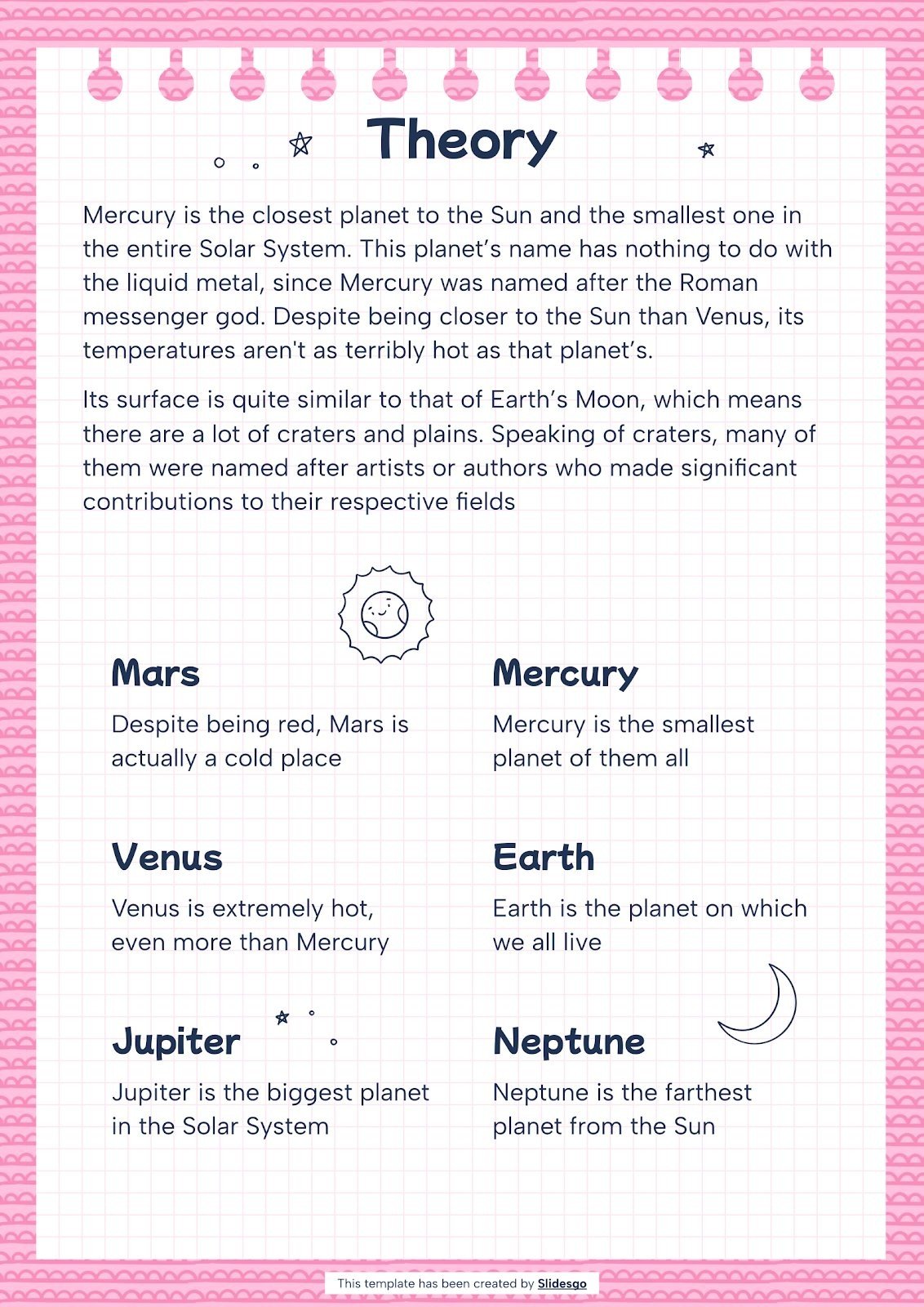 Pink Lesson Presentation