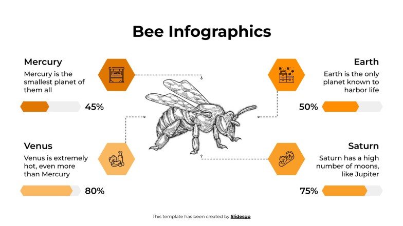Bee Infographics Template
