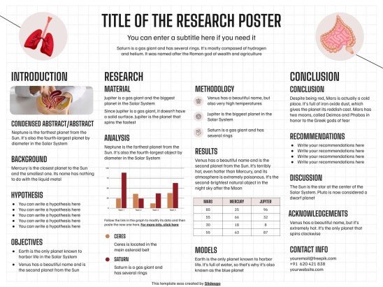 Anatomy Poster for Education Presentation