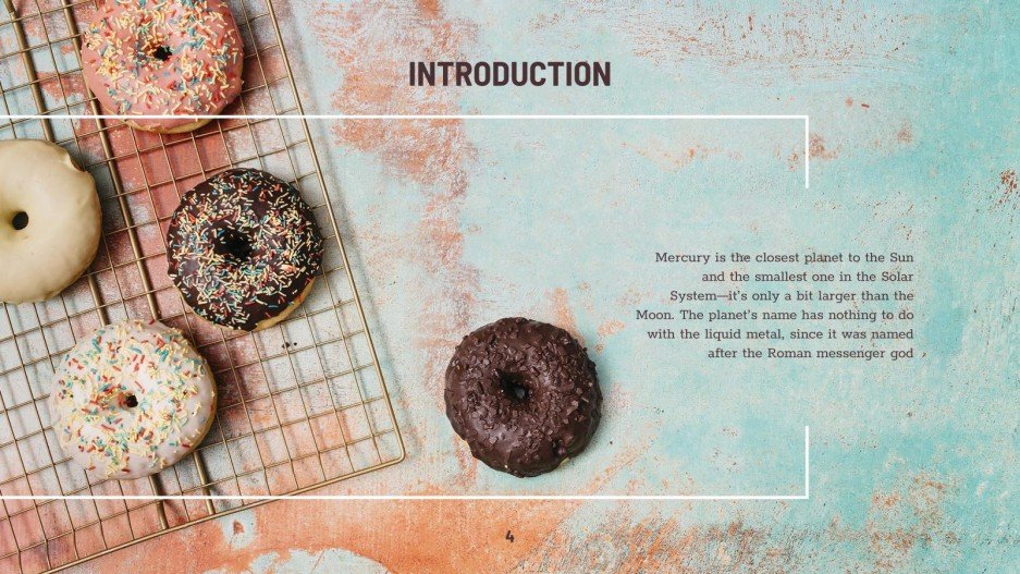 Donut Shop Branding Google Slides and PowerPoint Template