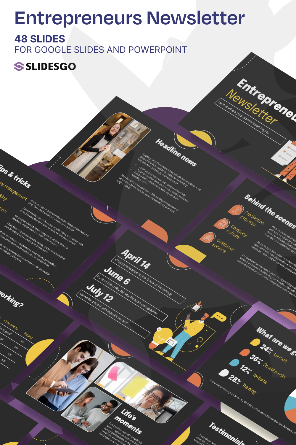 Entrepreneurs Newsletter Presentation