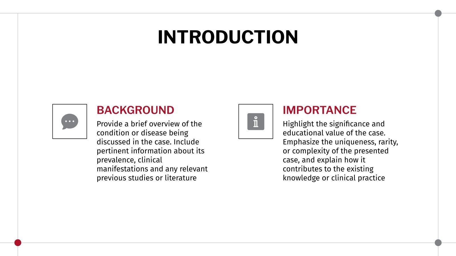 Pre-existing Pathologies Case Report Presentation