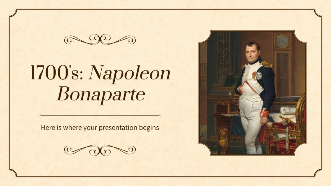 1700's: Napoleon Bonaparte Presentation