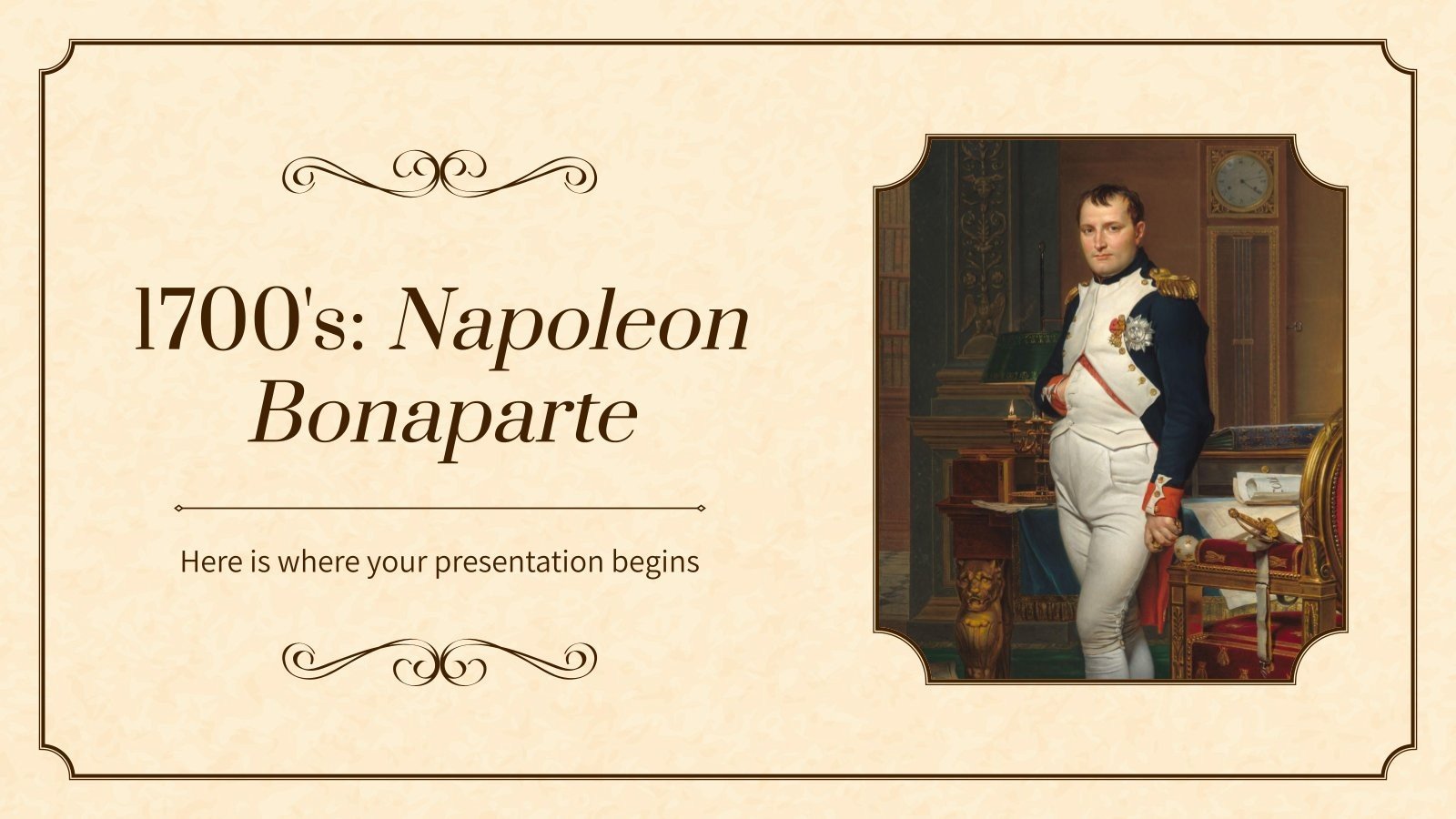 1700's: Napoleon Bonaparte Presentation