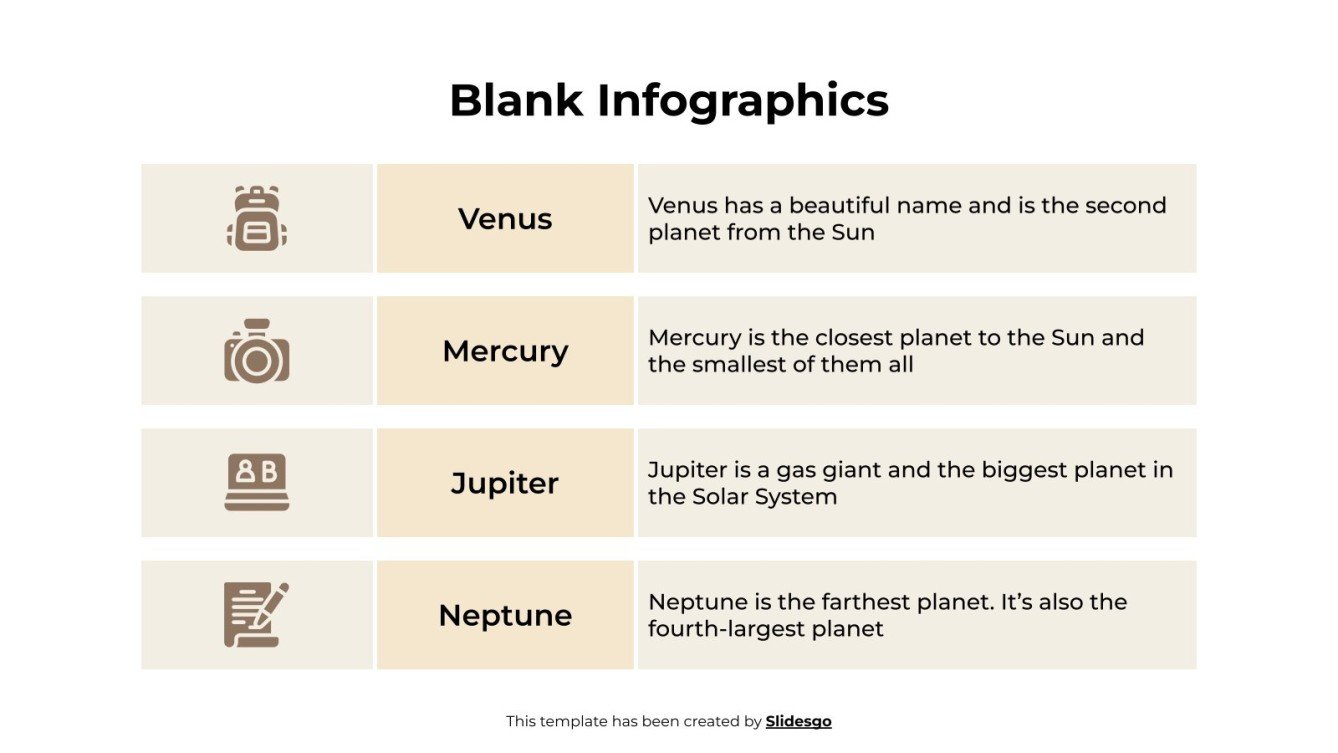 Blank Infographics Presentation