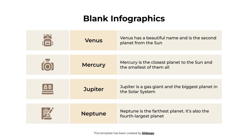 Blank Infographics Presentation