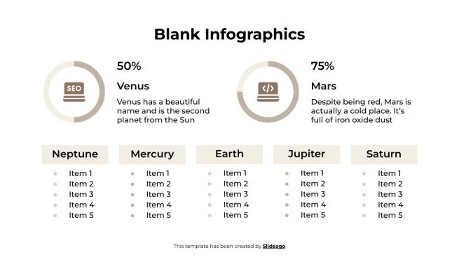 Blank Infographics Presentation