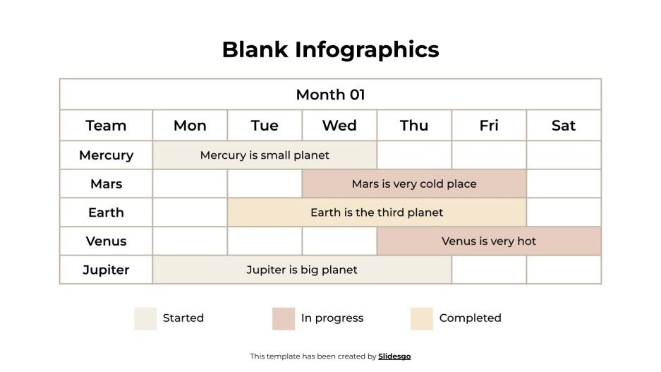 Blank Infographics Presentation