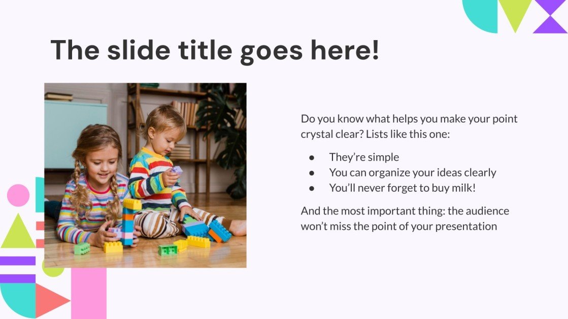 Building Blocks Theme for Education Presentation