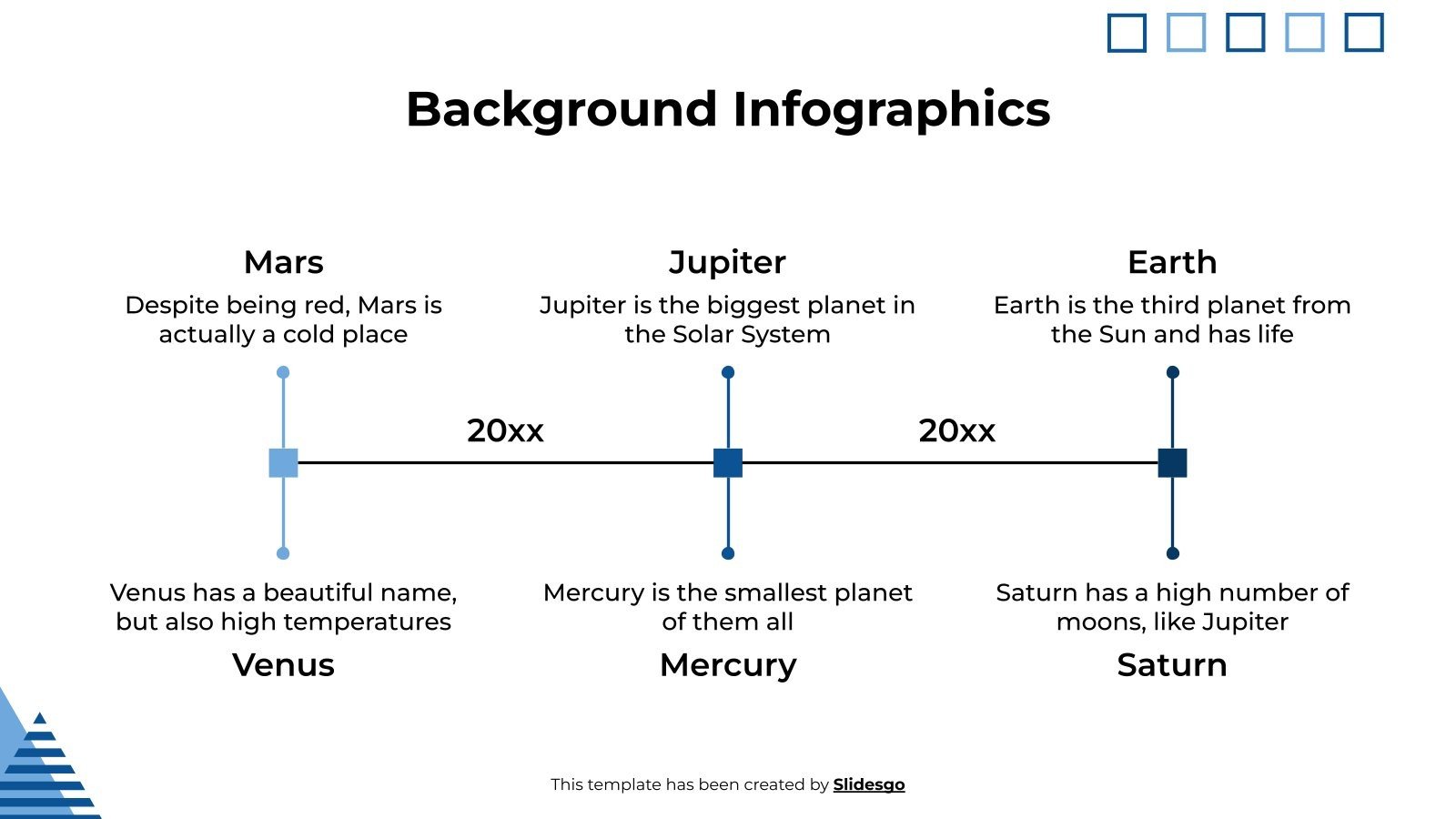 Présentation Infographie d'arrière-plan
