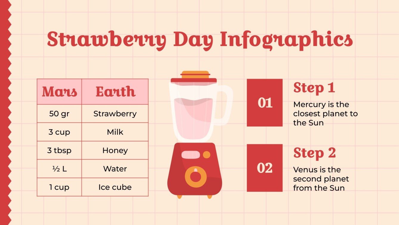 Let's Celebrate Strawberry Day! Infographics Presentation