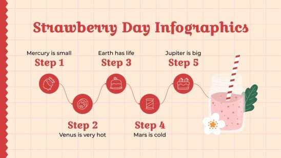 Let's Celebrate Strawberry Day! Infographics Presentation