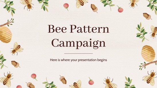 Free Google Slides & PowerPoint templates about bees