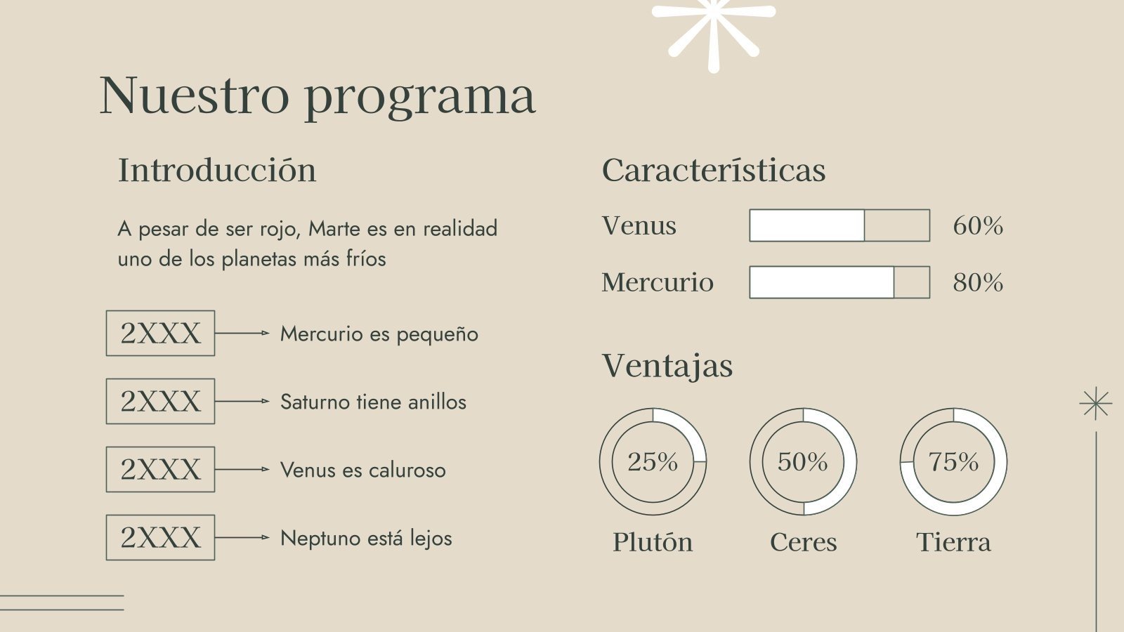 Minimalist and Cream Palette School Center Presentation