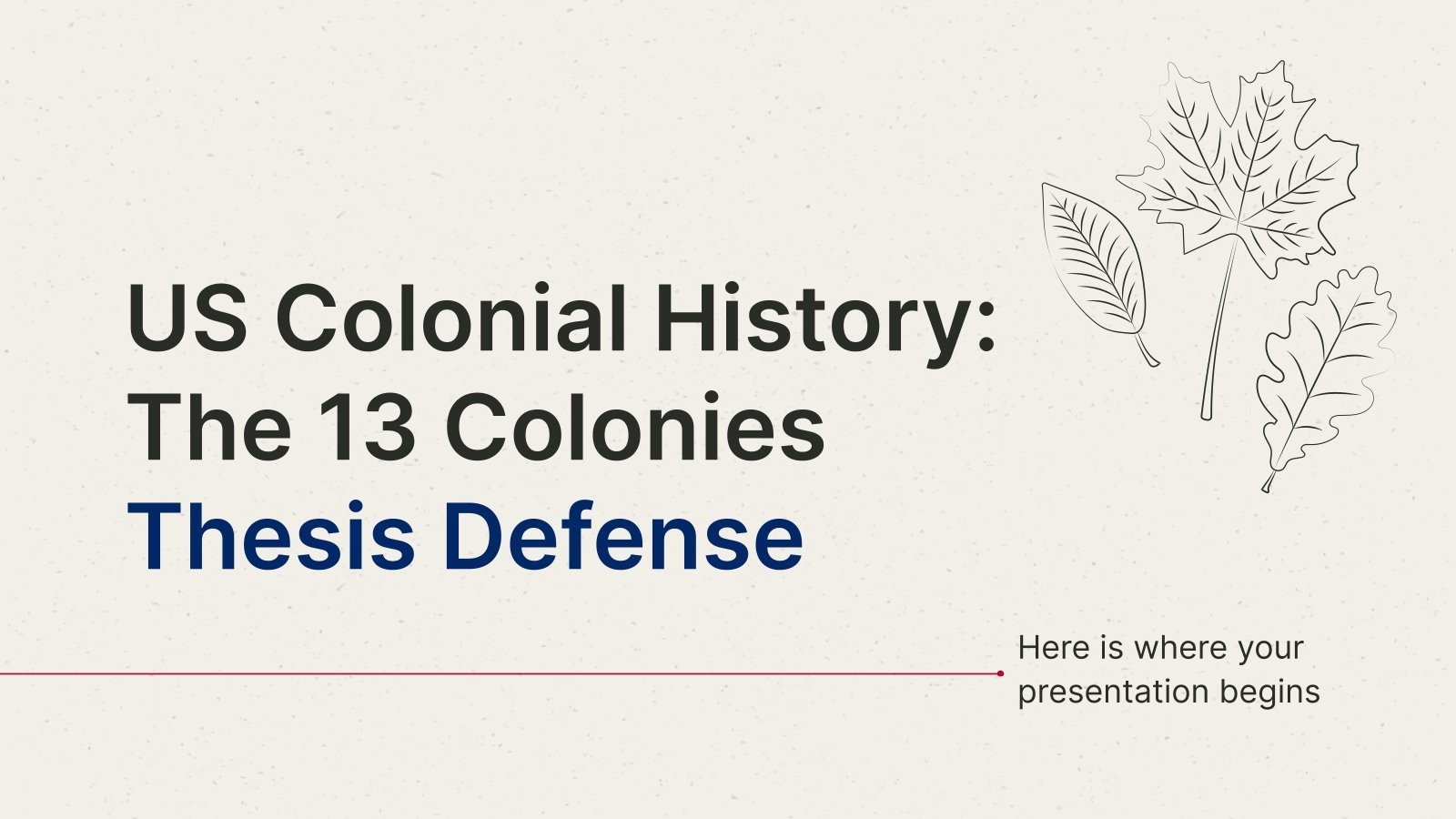 Presentación Historia colonial de EEUU: las 13 colonias