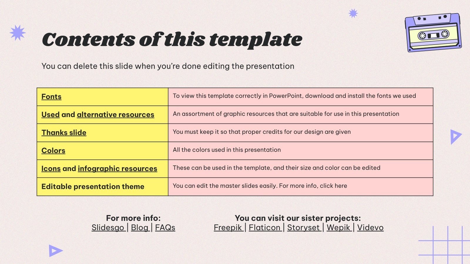 90's Theme Newsletter Presentation