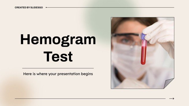 Présentation Test d'hémogramme