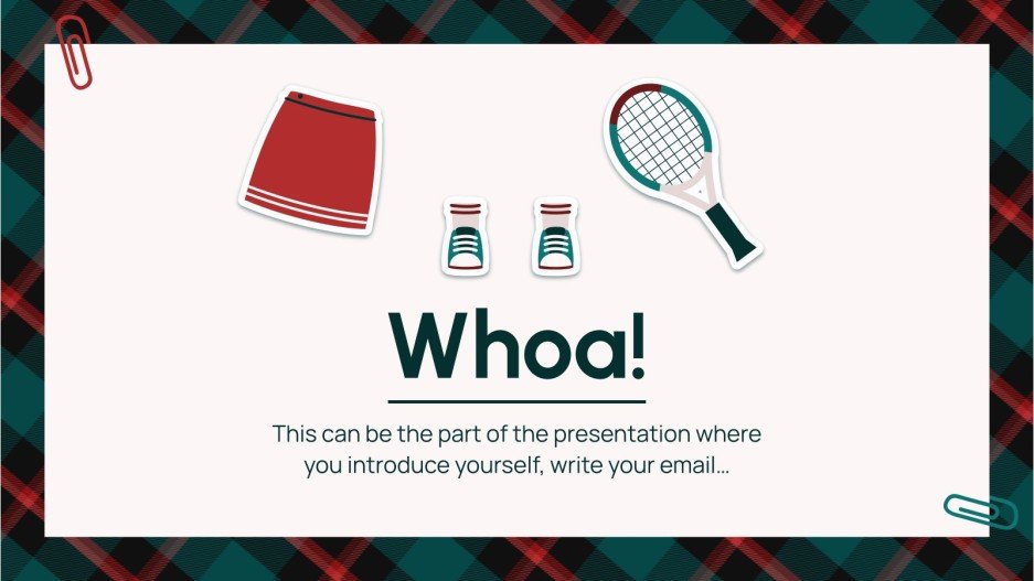 Preppy Aesthetic Presentation