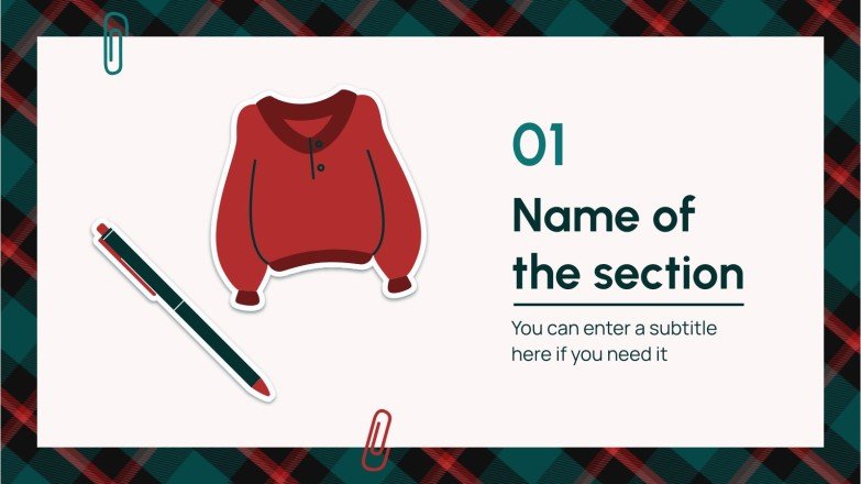 Preppy Aesthetic Presentation