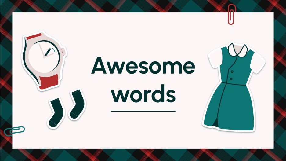 Preppy Aesthetic Presentation