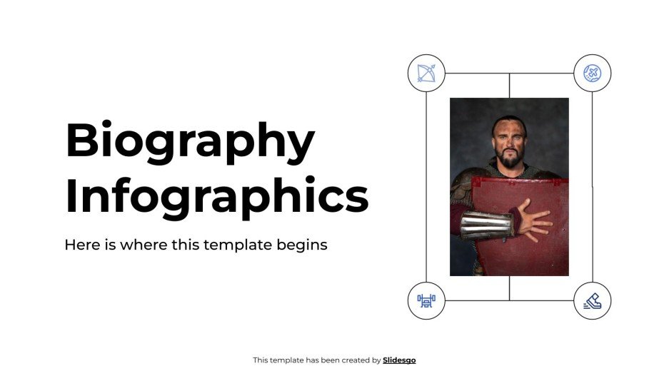 Plantillas de Google Slides y PPT para escribir tu biografía