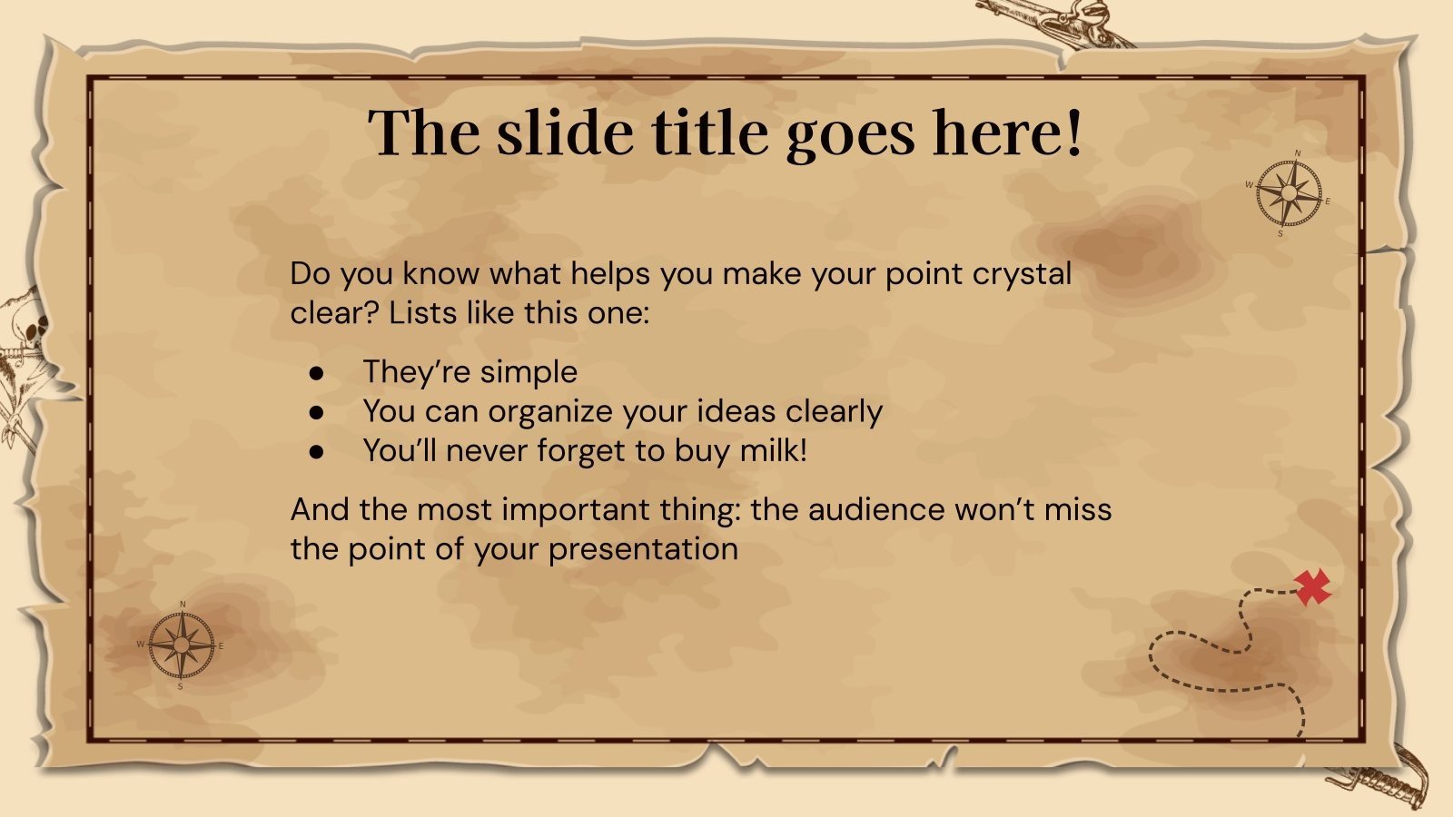 Treasure Map Theme Presentation