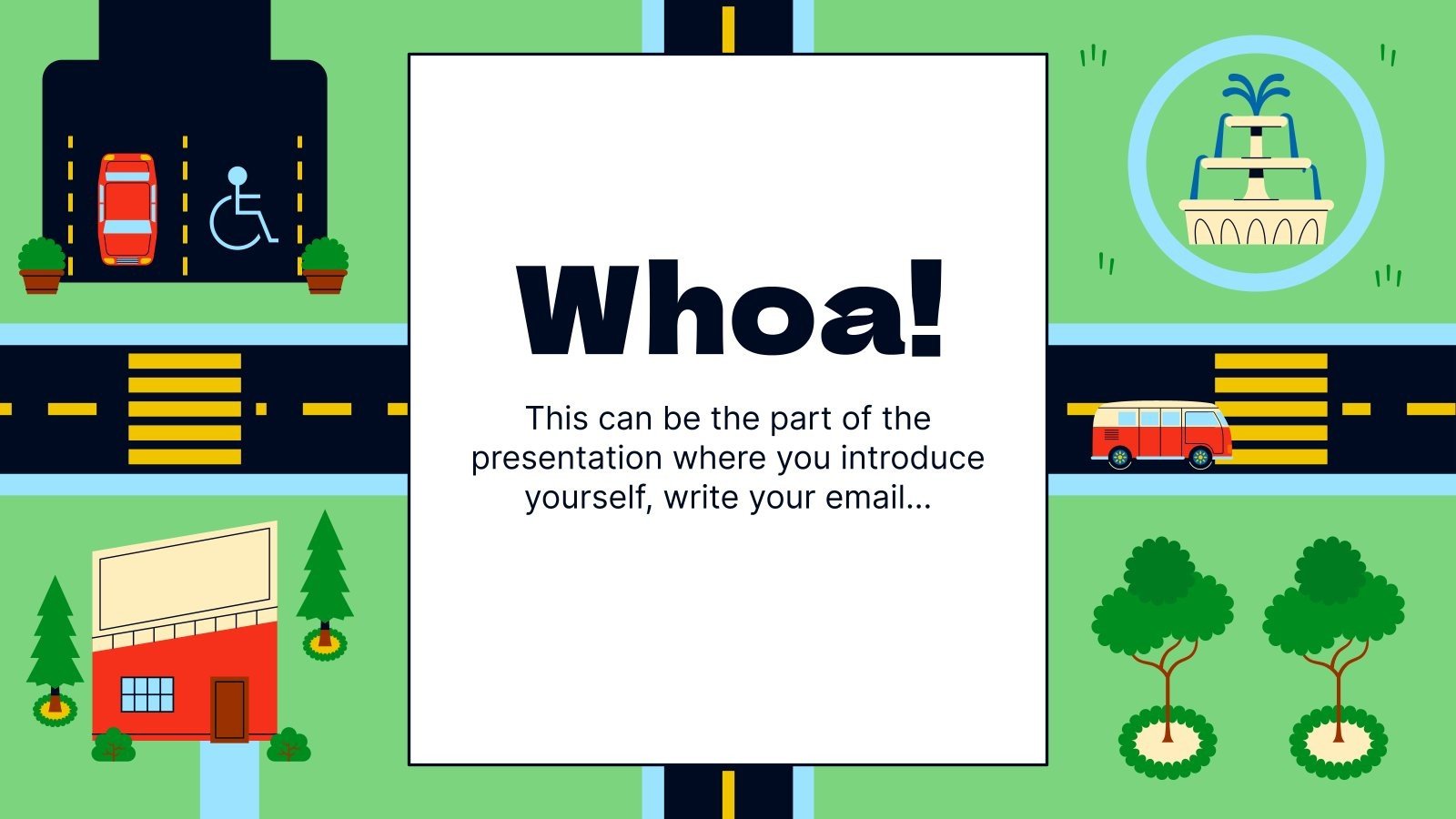 Orte in der Stadt Präsentation