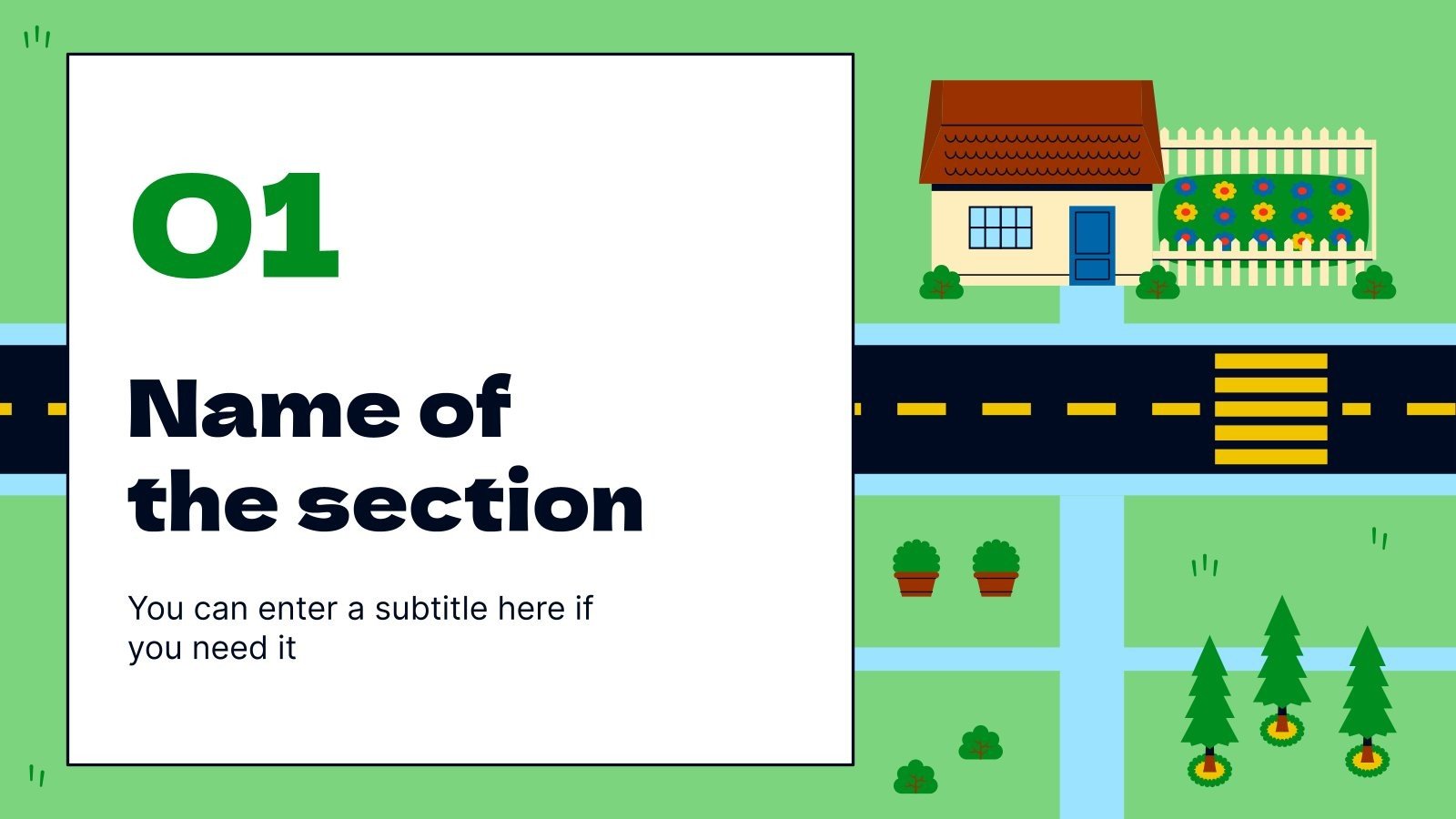 Orte in der Stadt Präsentation