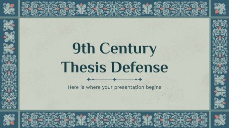 Free Thesis Defense Google Slides and PowerPoint Templates
