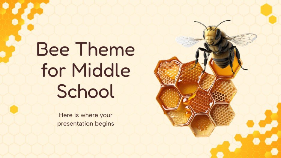 Free Google Slides & PowerPoint templates about bees