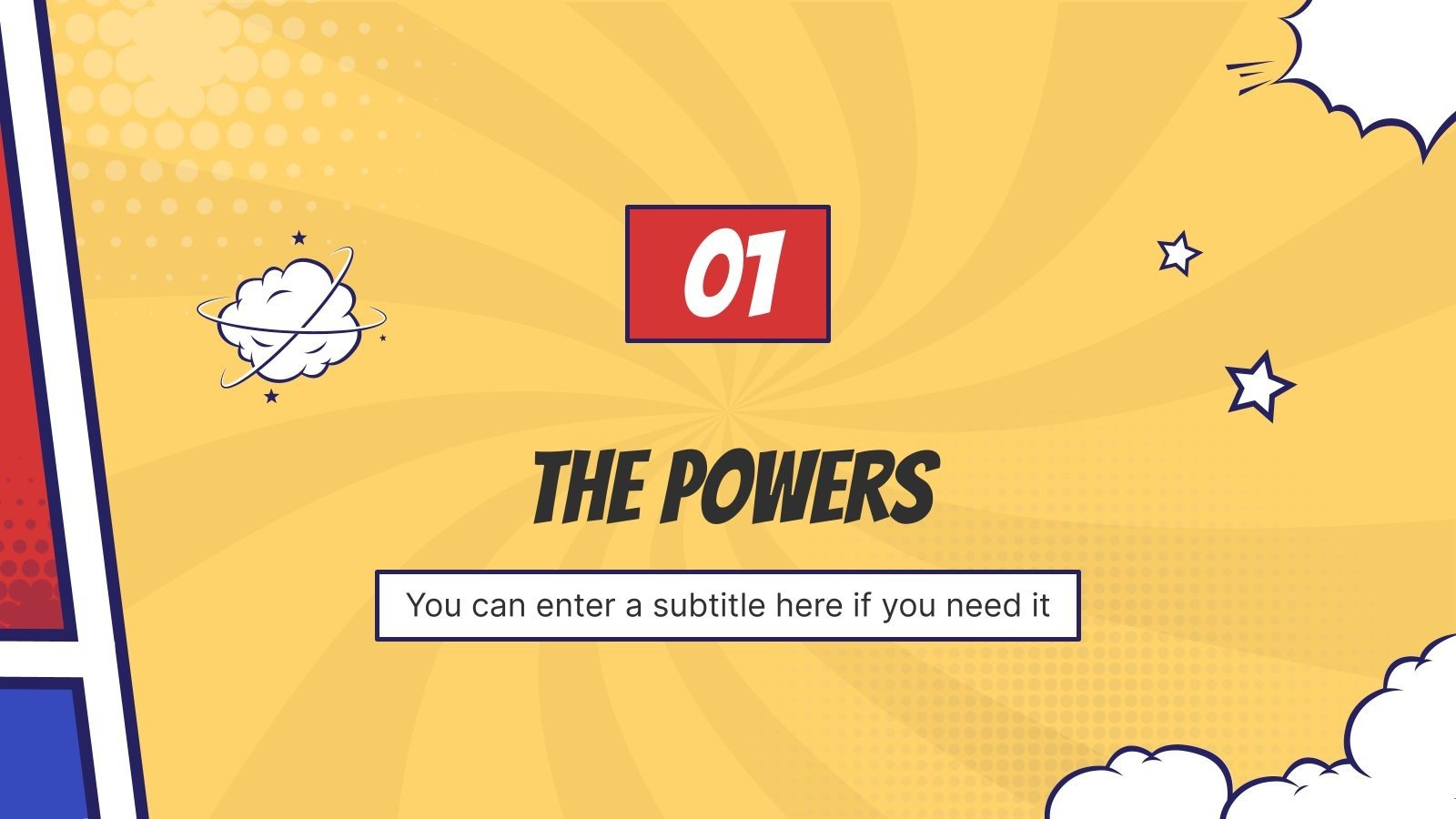 Superhero Stats Theme Presentation