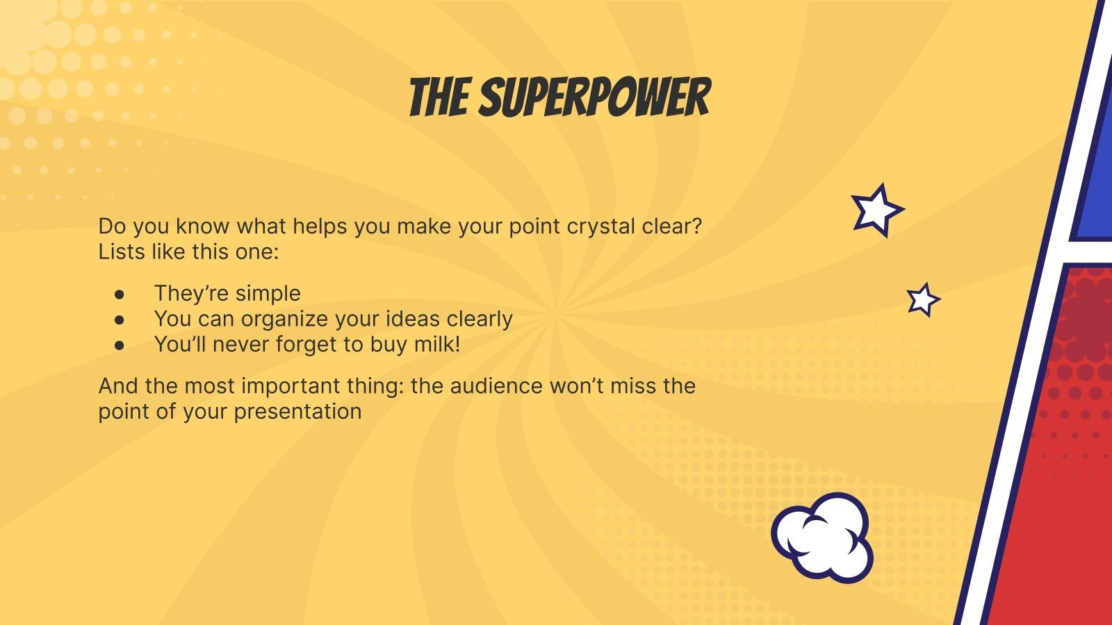 Superhero Stats Theme Presentation