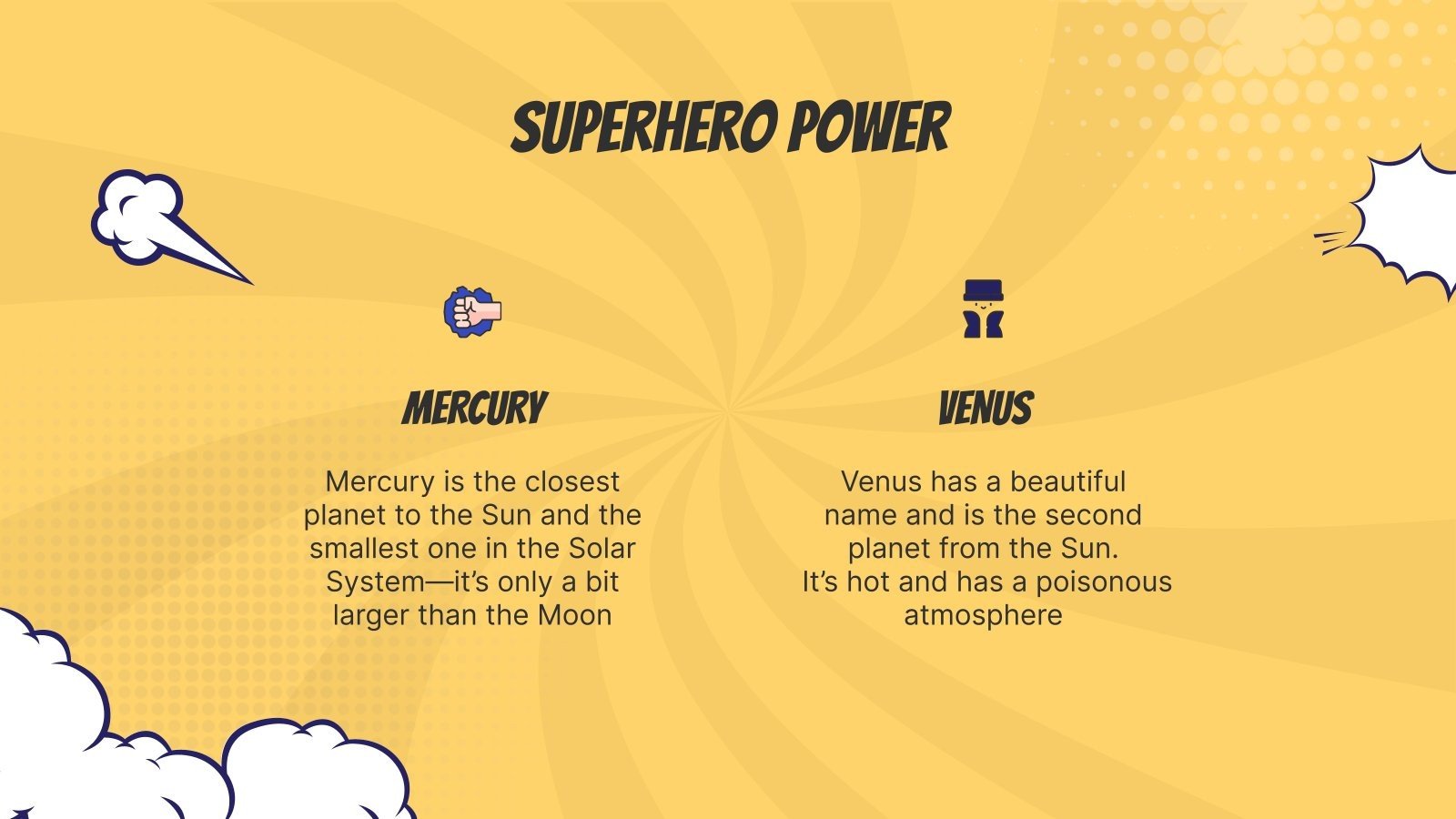 Superhero Stats Theme Presentation