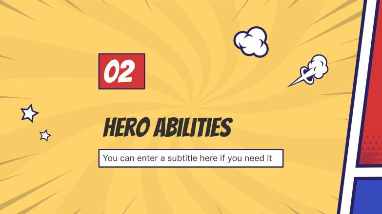 Superhero Stats Theme Presentation