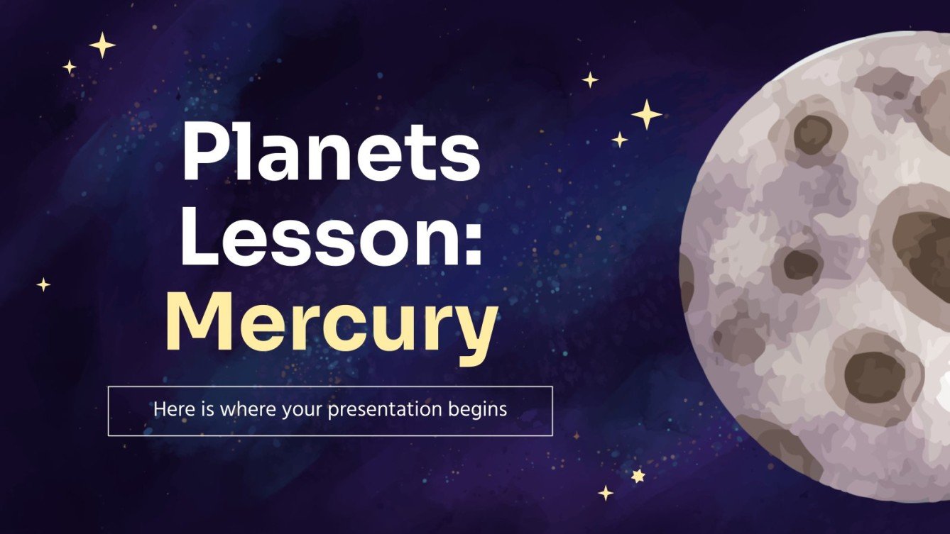 Planets Lesson: Mercury Presentation