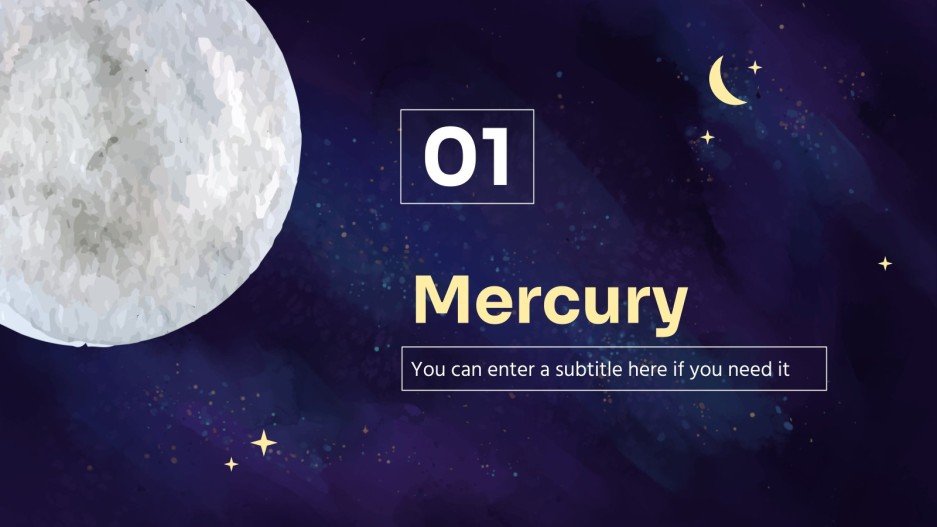 Planets Lesson: Mercury Presentation