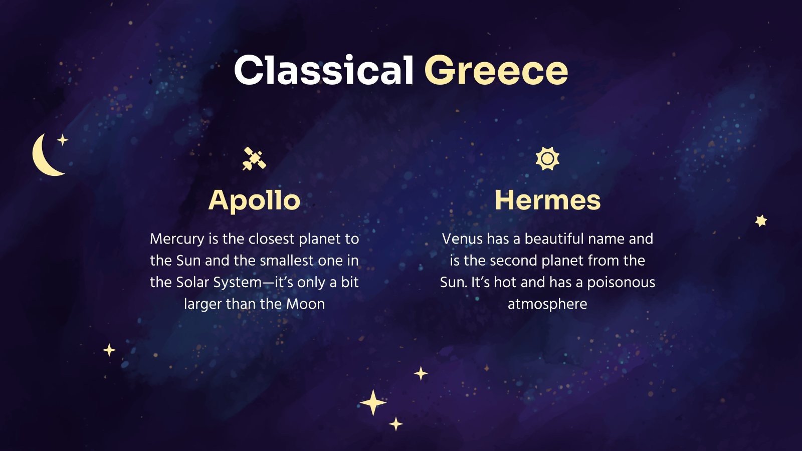 Planets Lesson: Mercury Presentation